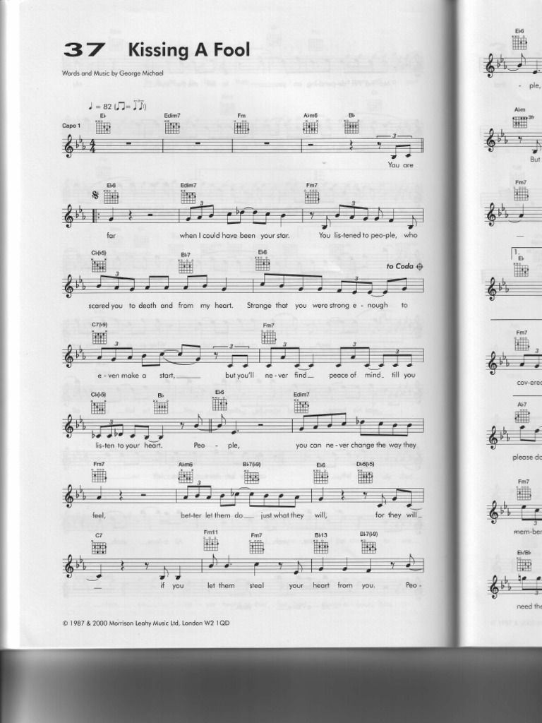 Kissing A Fool | PDF