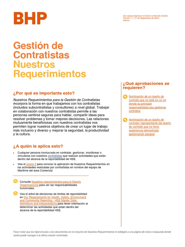Contractor Management (Spanish) | PDF | Business | Comportamiento