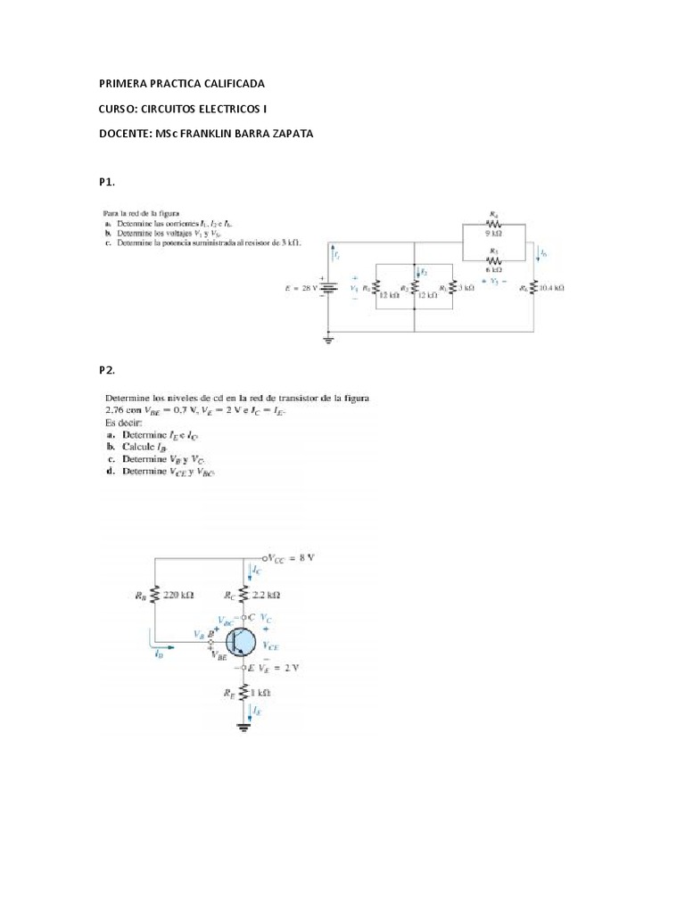 Primera Practica Calificada | PDF | Informática | Tecnología