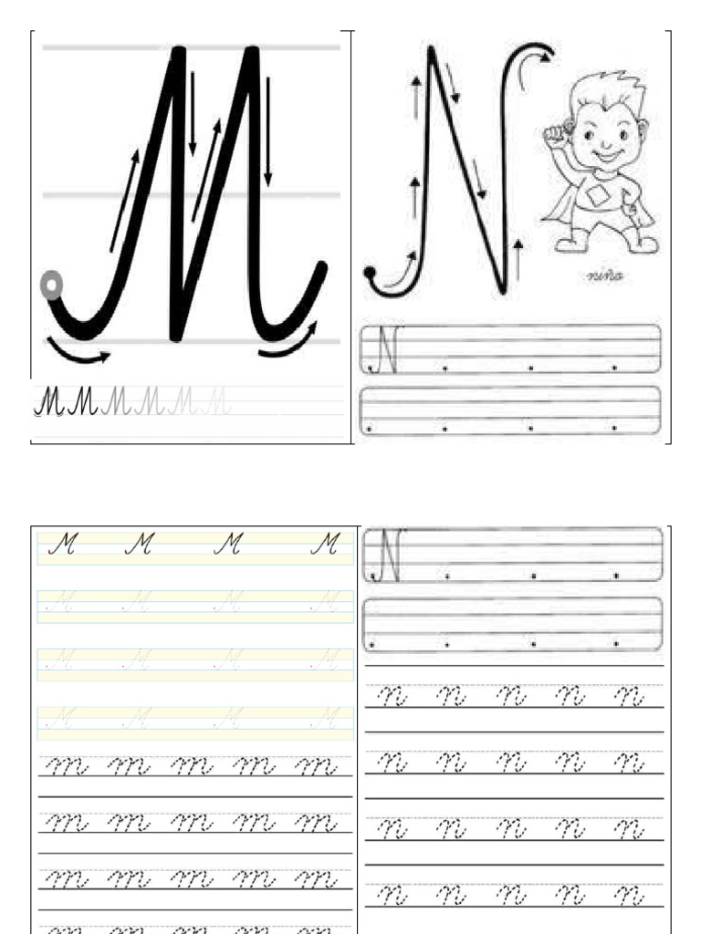 Elian Letra M y N | PDF