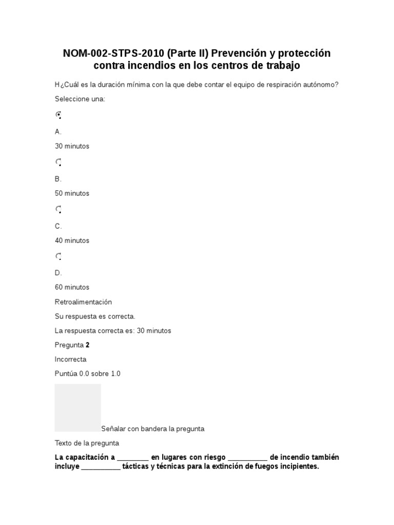 Cumplimiento NOM-002-STPS-2010 Incendios | PDF | Toma de decisiones ...