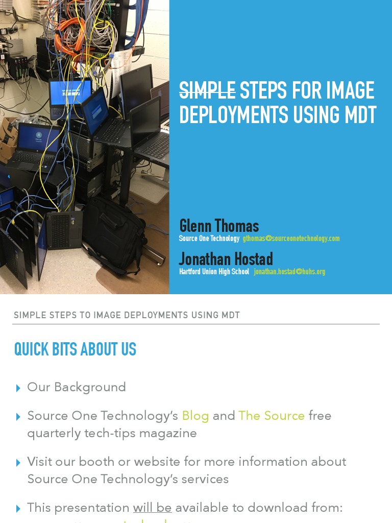 MDT Image Deployment Guide | PDF | Software Development | Computing ...
