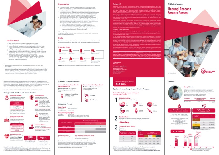 AIA Brochure Sehat Seratus - 301220 Hires Spread | PDF