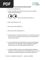 DR Bates Eye Exercise | PDF