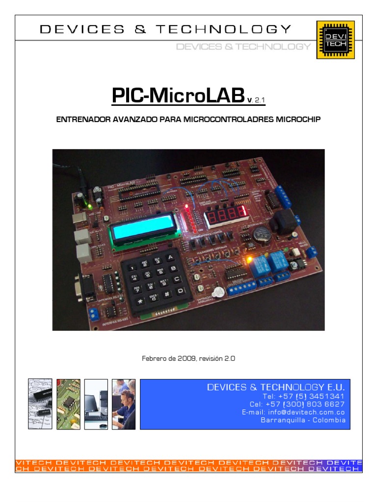 Brochure PIC MicroLAB | PDF | USB | Microcontrolador