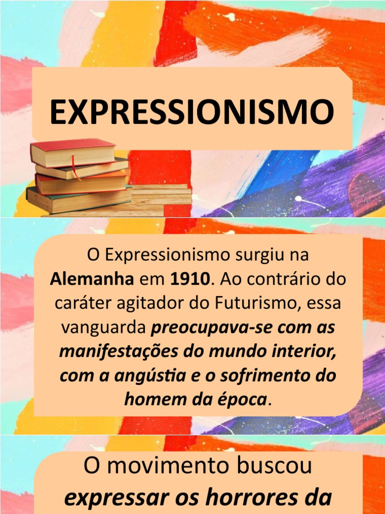 Slides (Literatura) - Vanguardas Europeias (Expressionismo) | PDF | Expressionismo | Vincent Van ...
