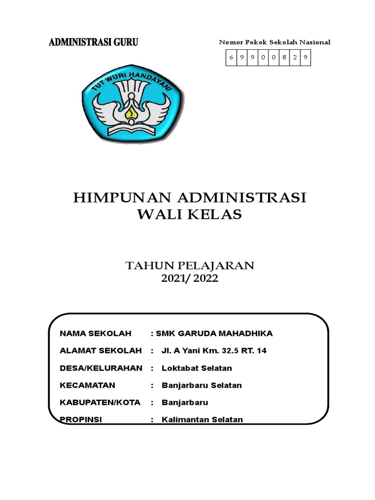 Administrasi Wali Kelas 2 | PDF | Karier & Perkembangan