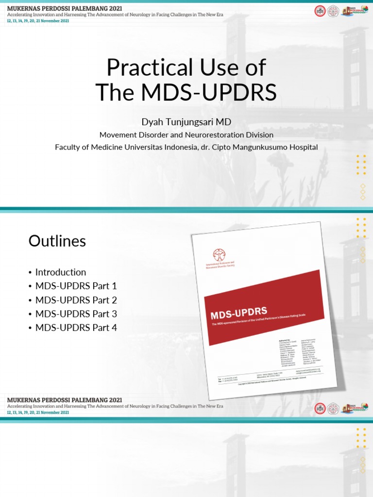 Practical Use of The MDS-UPDRS Edit | PDF | Parkinson's Disease | Neurology