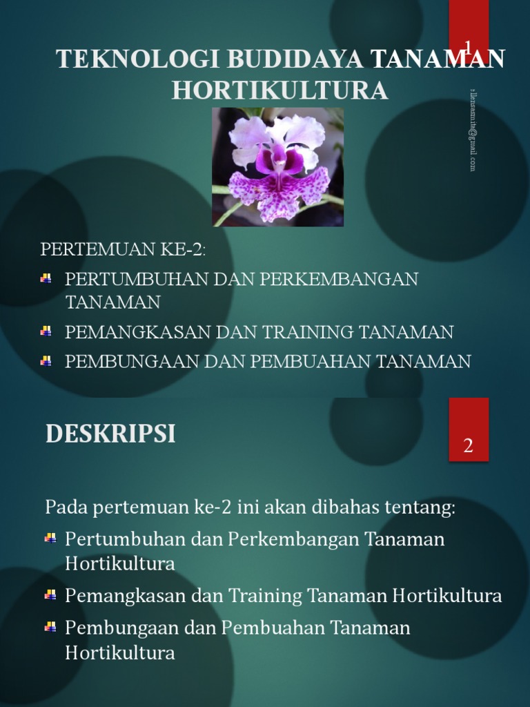 2.pertumbuhan Dan Perkembangan Horti | PDF