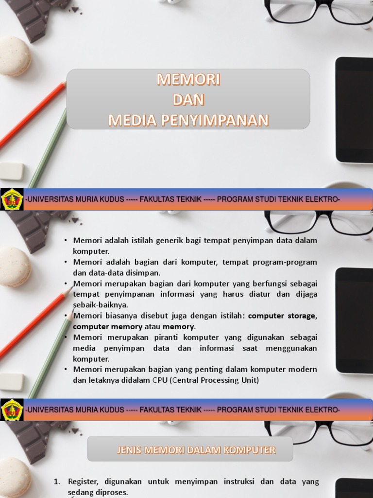 Memori Dan Media Penyimpanan | PDF | Bisnis | Komputer
