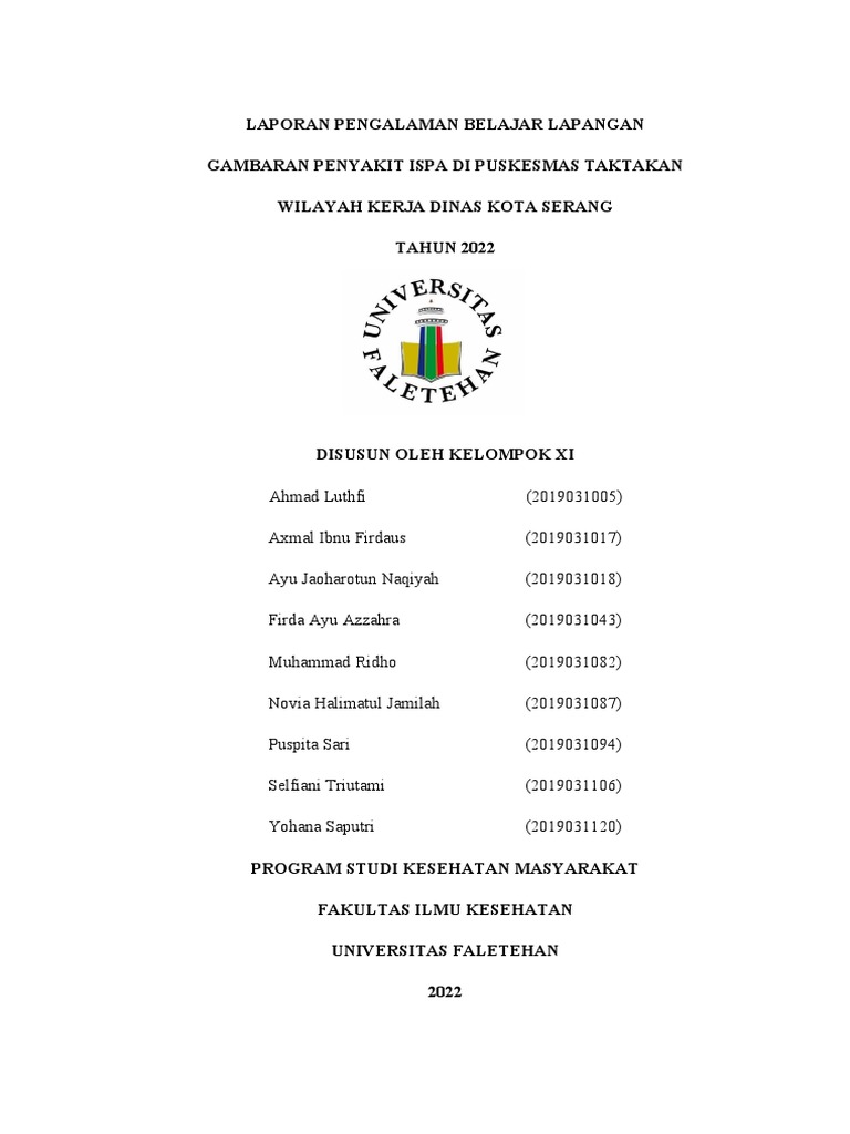 Laporan PBL Kel 11 | PDF | Pengembangan Diri | Kesehatan Holistik