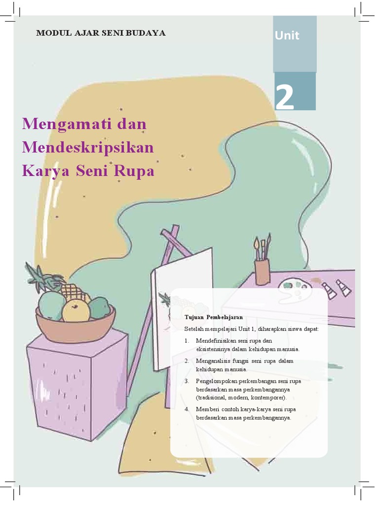 Modul Ajar Seni Rupa Unit 2 | PDF