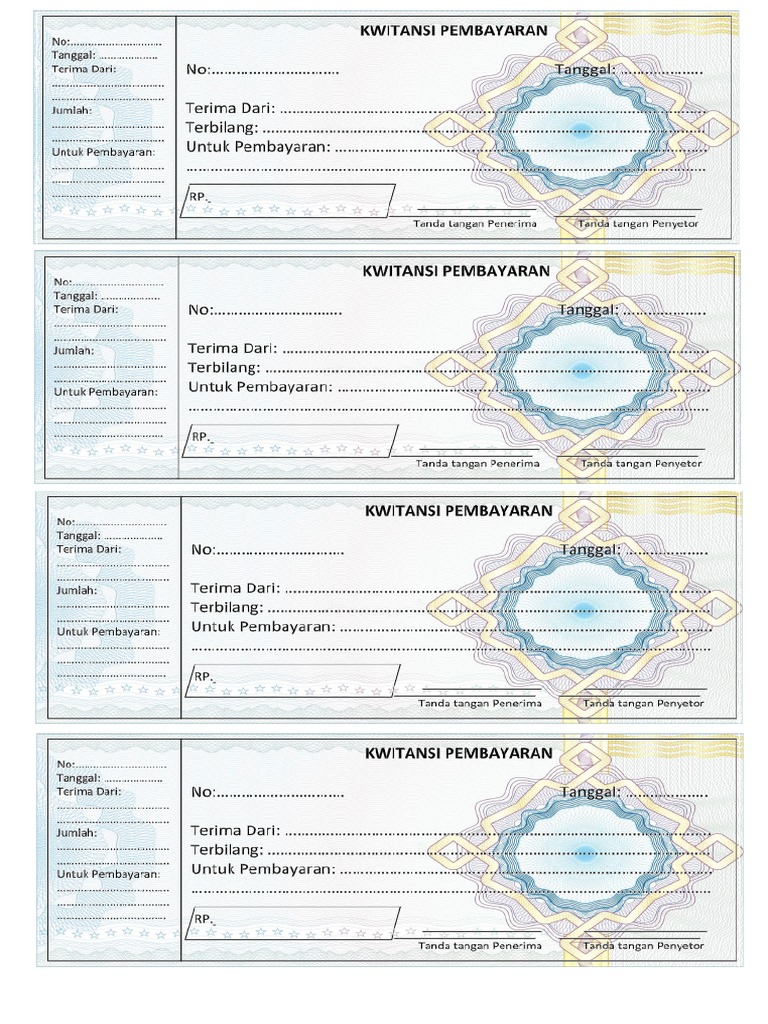 Kuitansi Kosong | PDF