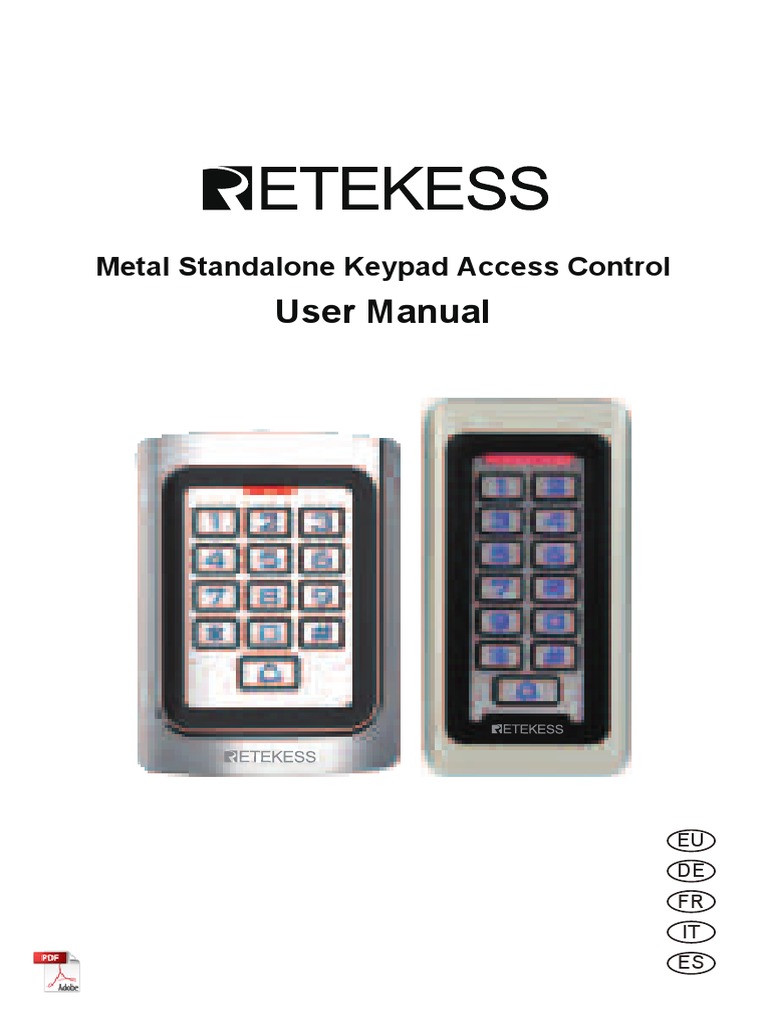 Retekes Control de Acceso | Download Free PDF | Personal Identification ...