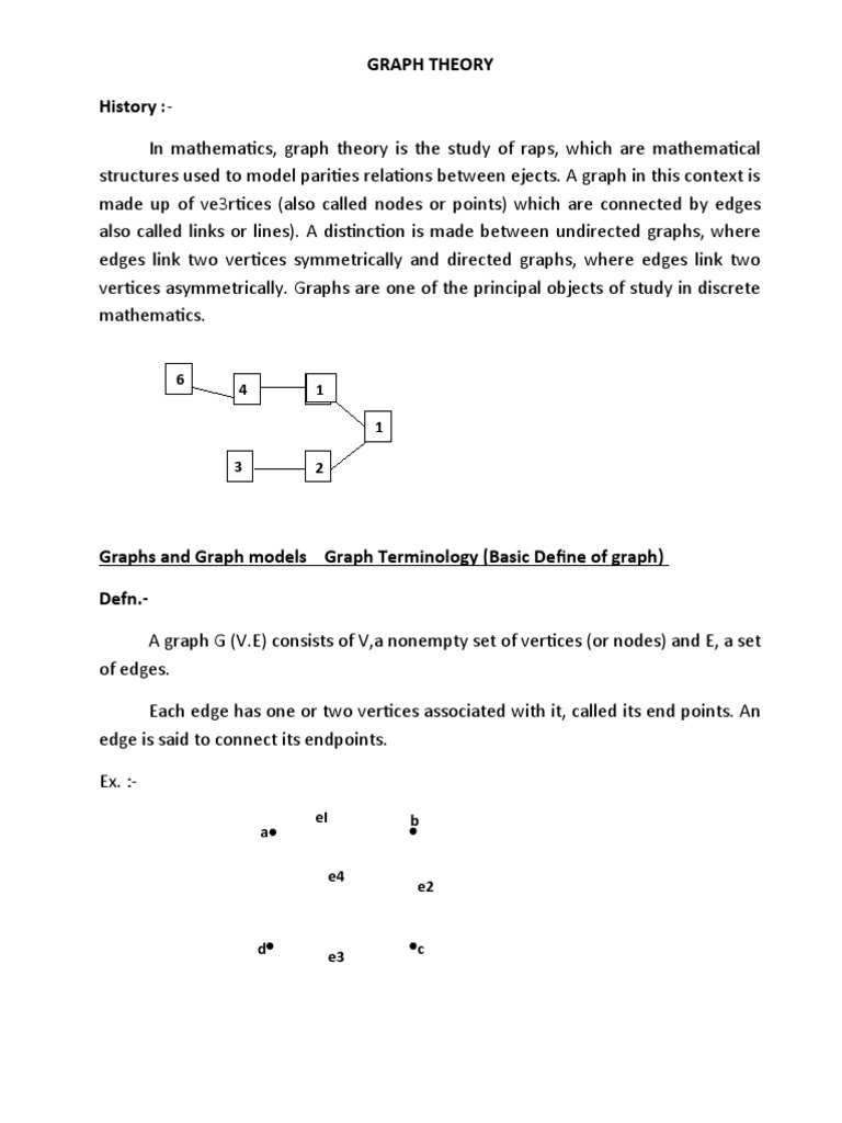 Graph Theory PR | PDF | Vertex (Graph Theory) | Combinatorics