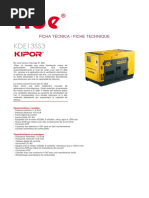 Ficha Técnica Torno Paralelo Universal | PDF