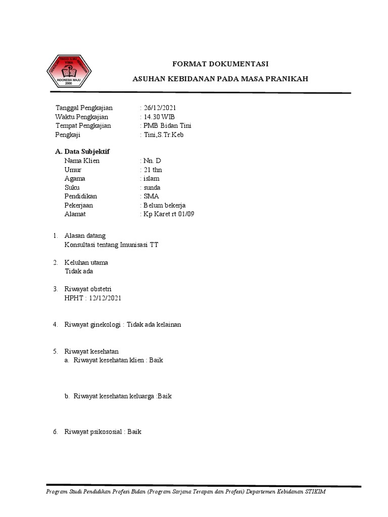 Imunisasi TT untuk Catin Pranikah | PDF