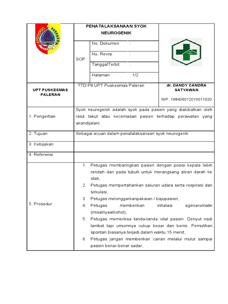 Penatalaksanaan Syok Neurogenik | PDF | Pengembangan Diri | Kesehatan ...