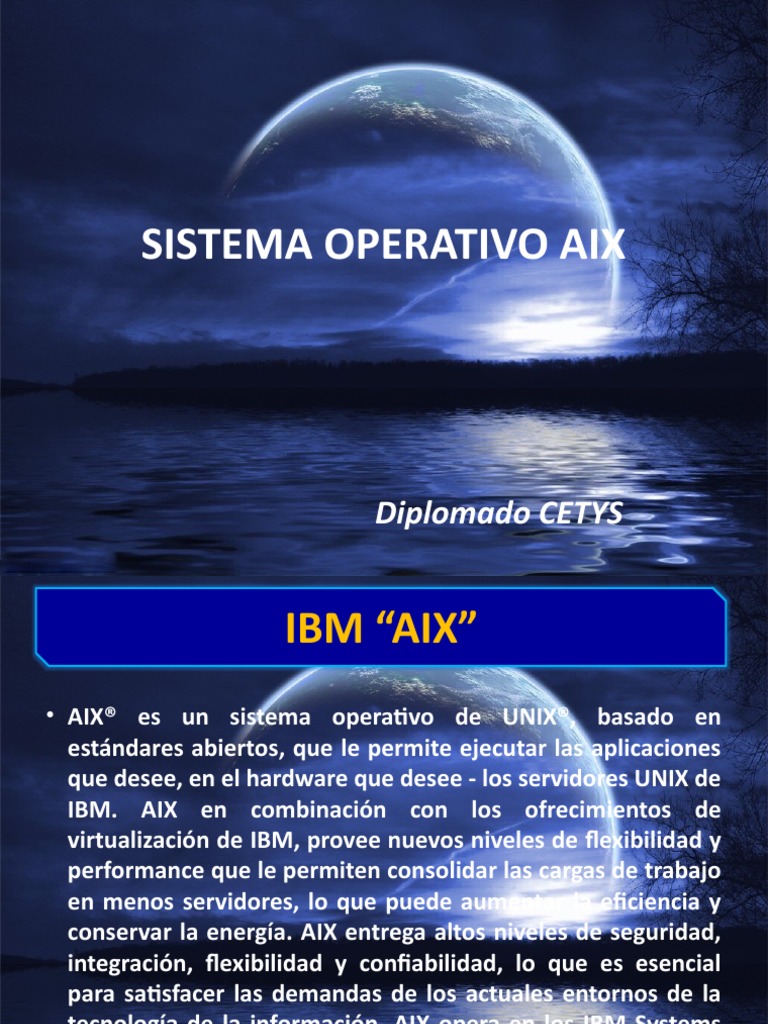 Sistema Operativo Aix | PDF | Kernel (sistema operativo) | Arranque