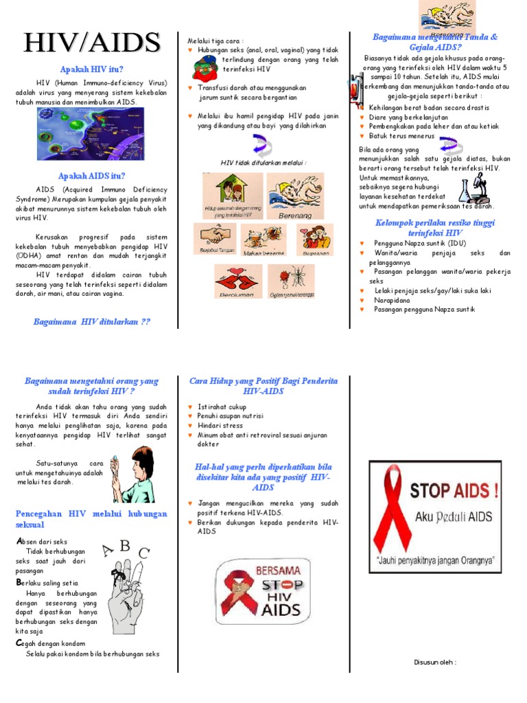 Leaflet Hiv-Aids Fiks | PDF