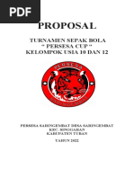 Contoh Proposal Sepak Bola | PDF