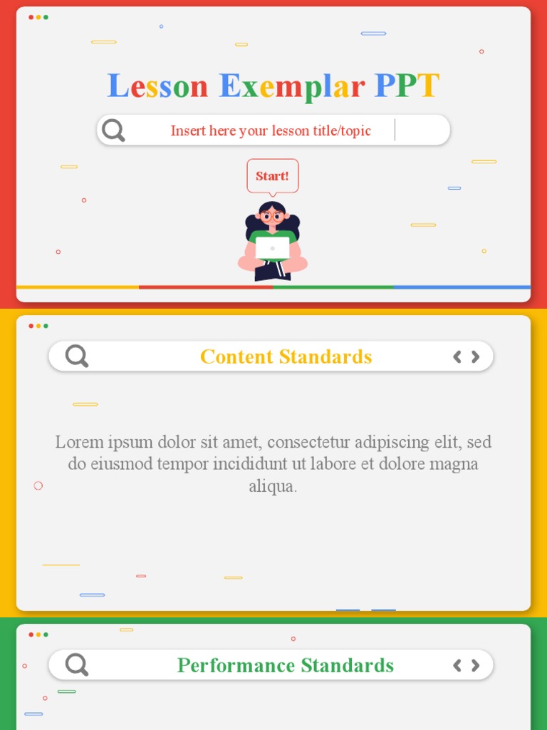 Lesson Exemplar PPT Template | PDF