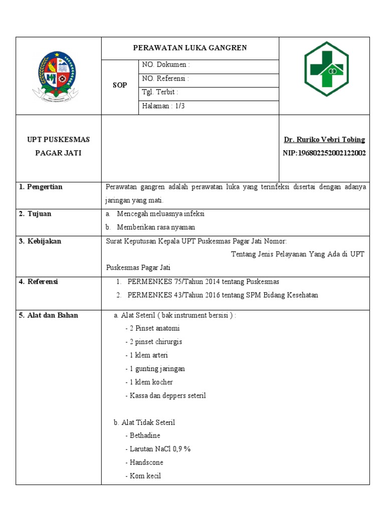 78 Perawatan Luka Gangren | PDF | Sains & Matematika