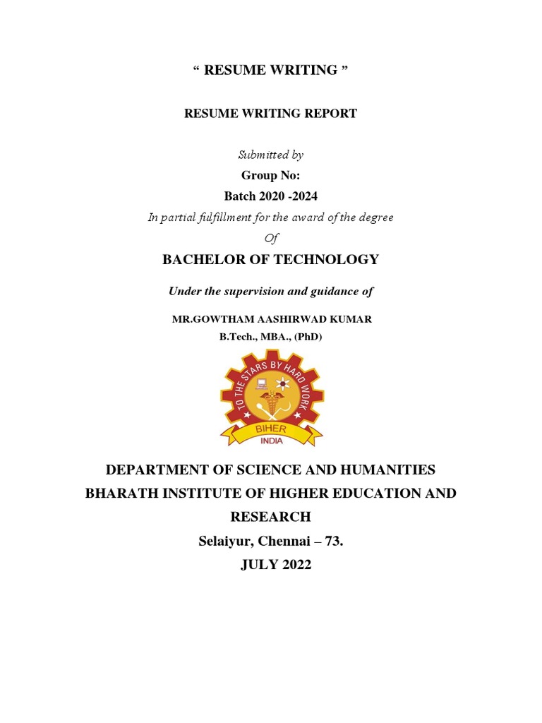 Esp Project Front Pages MRP | PDF | Academic Degree | Bachelor's Degree