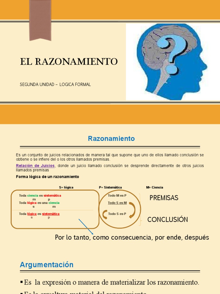 Lógica Formal y Tipos de Razonamiento | PDF | Razón | Razonamiento ...