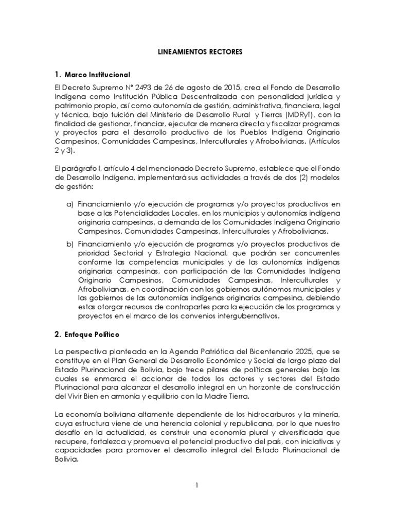 Lineamientos Rectores y Formatos | PDF | Agricultura | Población