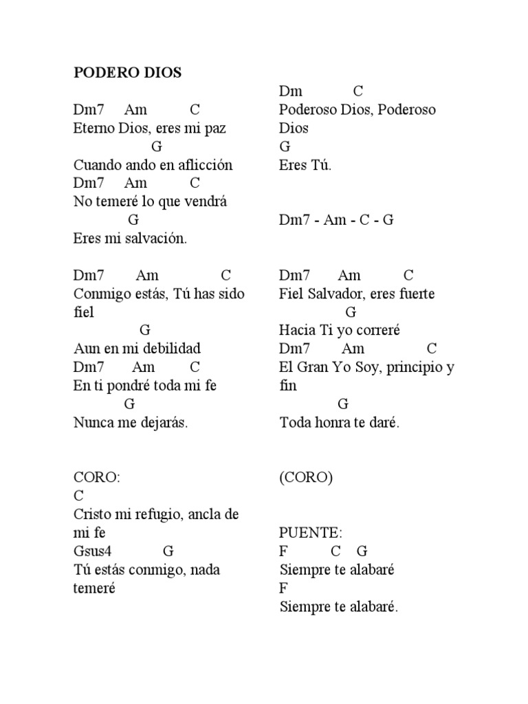 PODERO DIOS | PDF
