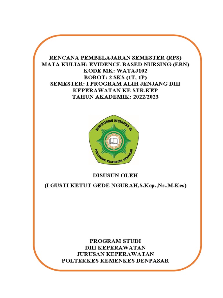 Contoh EBN dalam Keperawatan | PDF