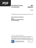IEC 60060-1 Status | PDF | High Voltage Direct Current | High Voltage