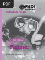 RDP and eRDPml Dive Planning Guide | PDF | Scuba Diving | Diving Equipment