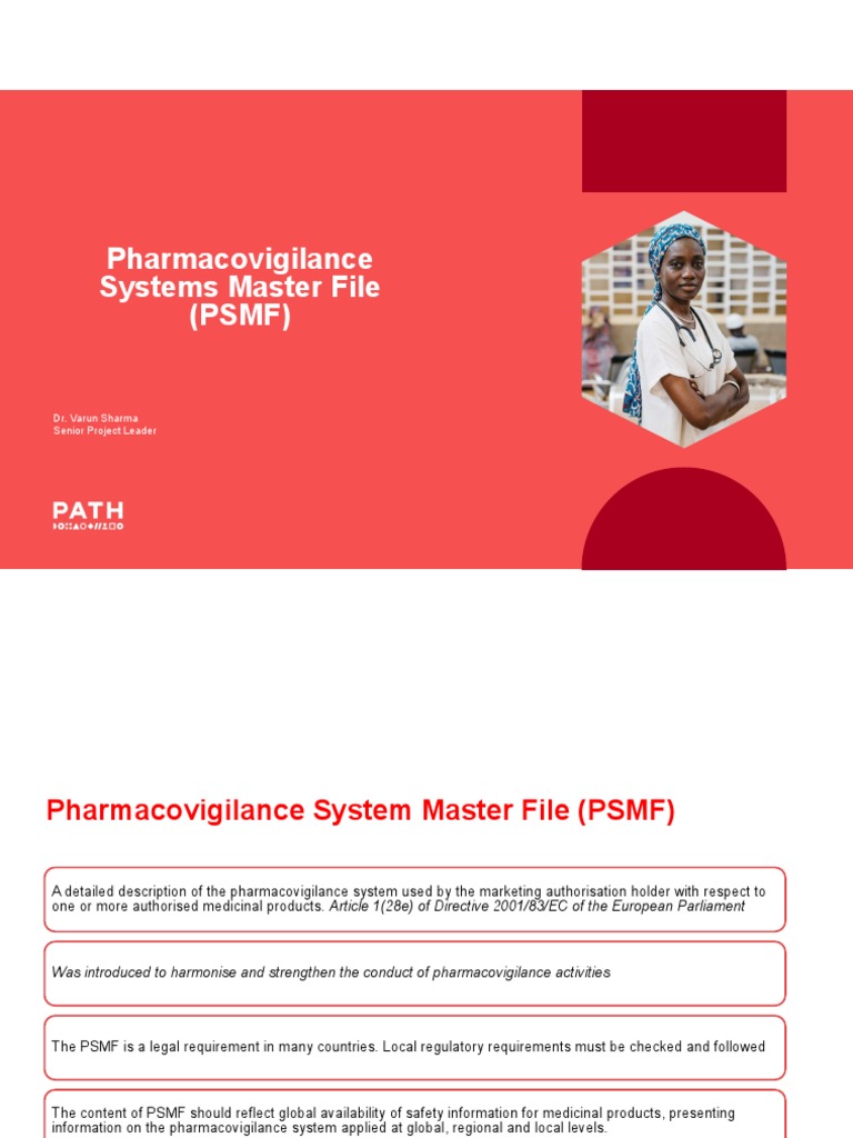 Pharmacovigilance Systems Master File (PSMF) : Dr. Varun Sharma Senior ...
