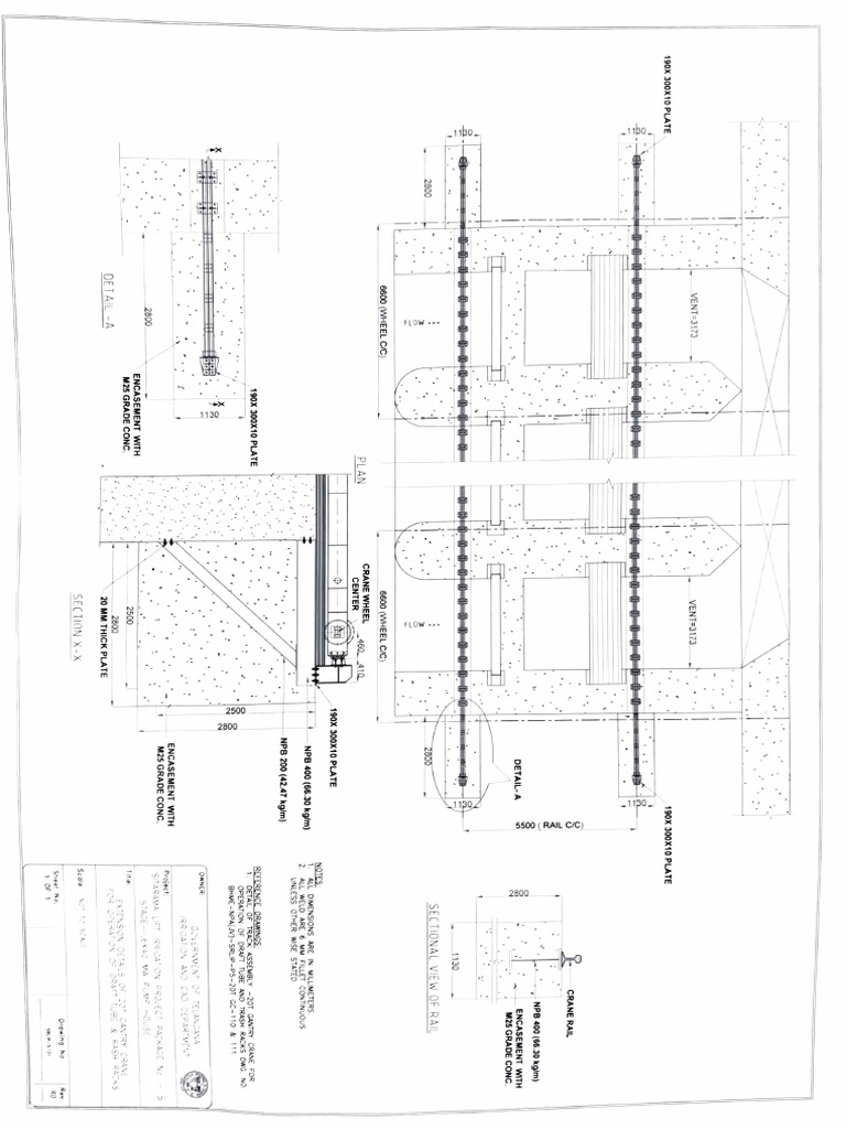 Gantry Track Foundation 2 Dec 2020 | PDF | Transport Infrastructure ...