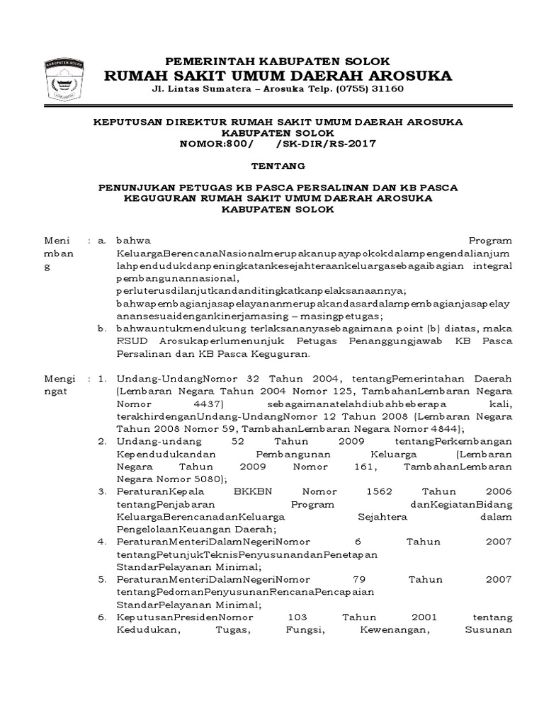 SK Dan Uraian Tugas Pkbrs | PDF SK Dan Uraian Tugas Pkbrs | PDF