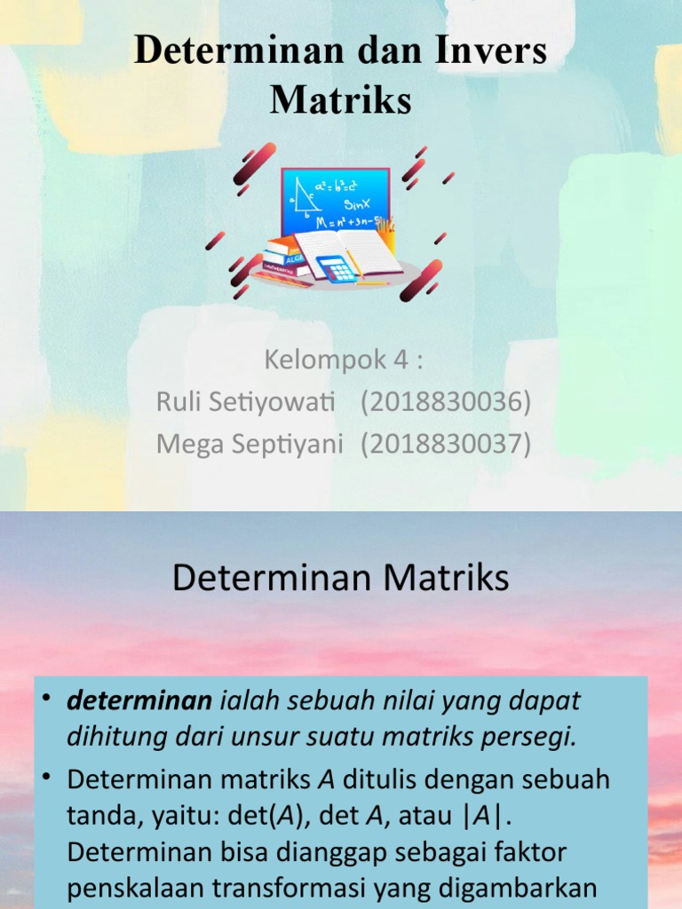 Determinan Dan Invers Matriksssssssss | PDF