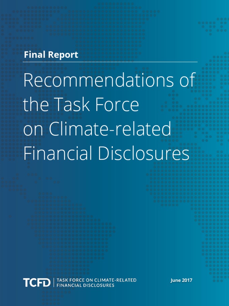 Recommendations of The Task Force On Climate-Related Financial ...
