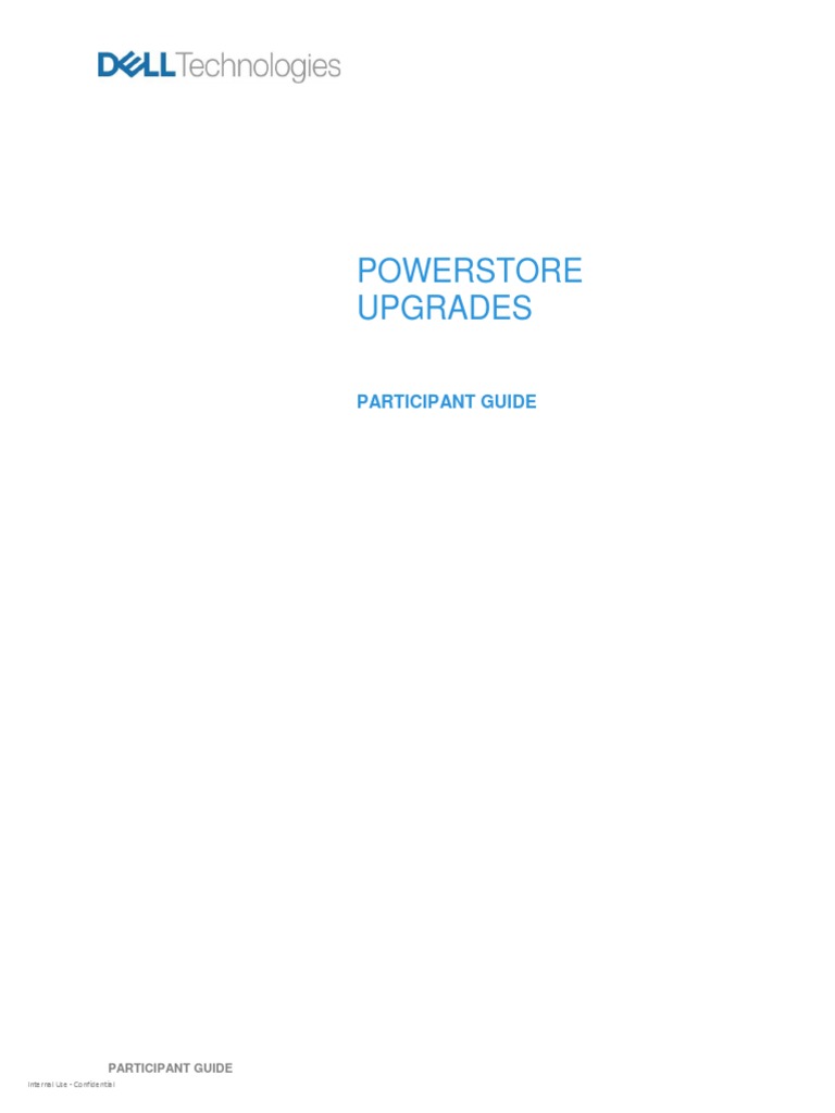 PowerStore+Upgrades+ +Participant+Guide | PDF | Software Release Life ...