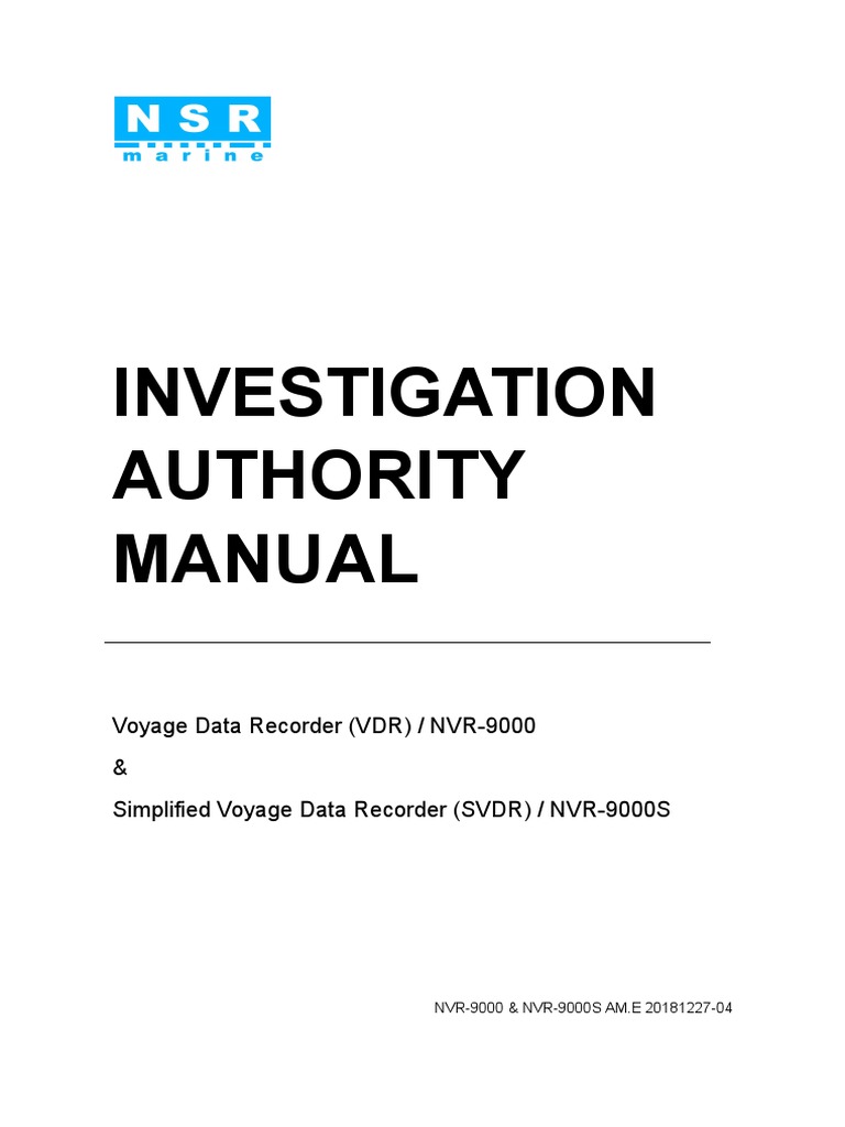 NVR-9000 Investigation Authority Manual 20181227 - V4.0 | PDF | Input ...