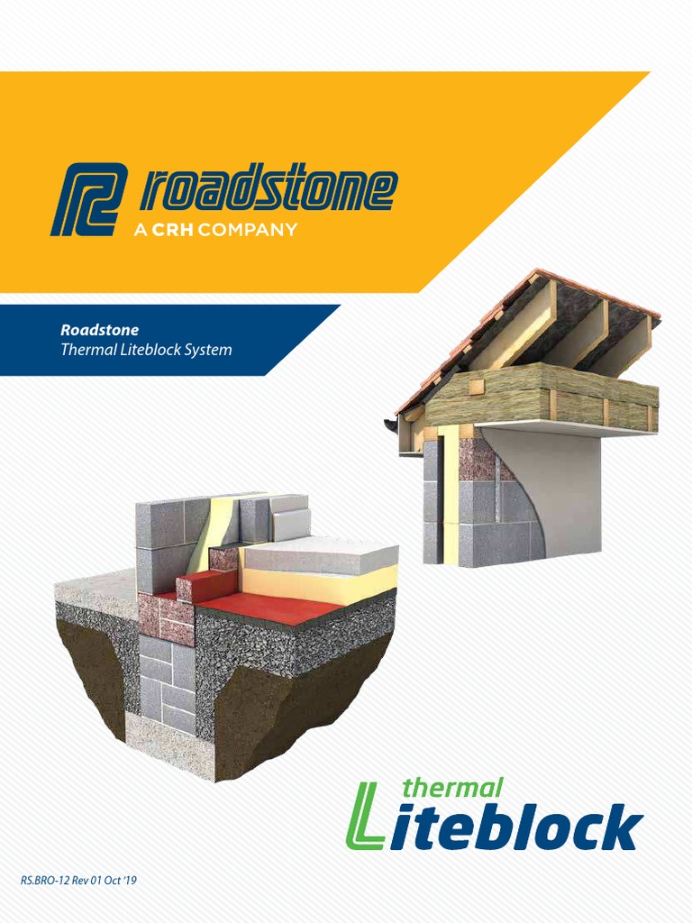 Roadstone: Thermal Liteblock System | PDF | Building Insulation | Heat ...