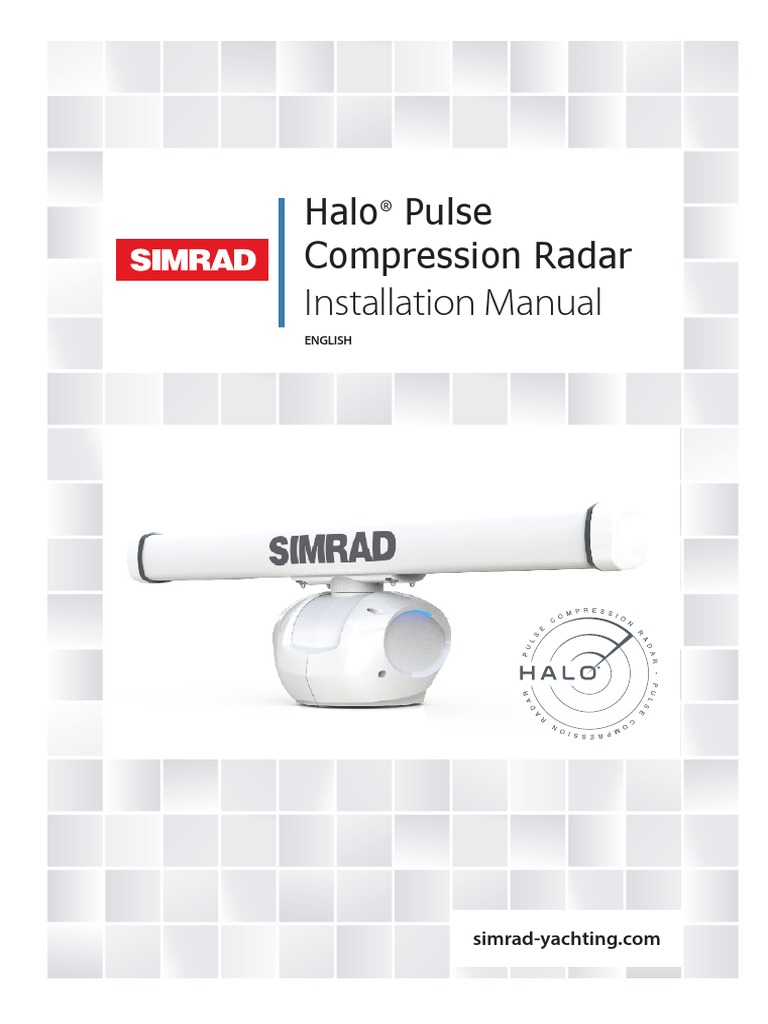 Installation Manual: Halo® Pulse Compression Radar | PDF | Electrical ...