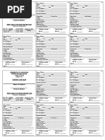 Surgical Preference Card Template | PDF