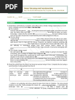 Worksheet For Class 9 - Integrated Grammar | PDF | Linguistics ...