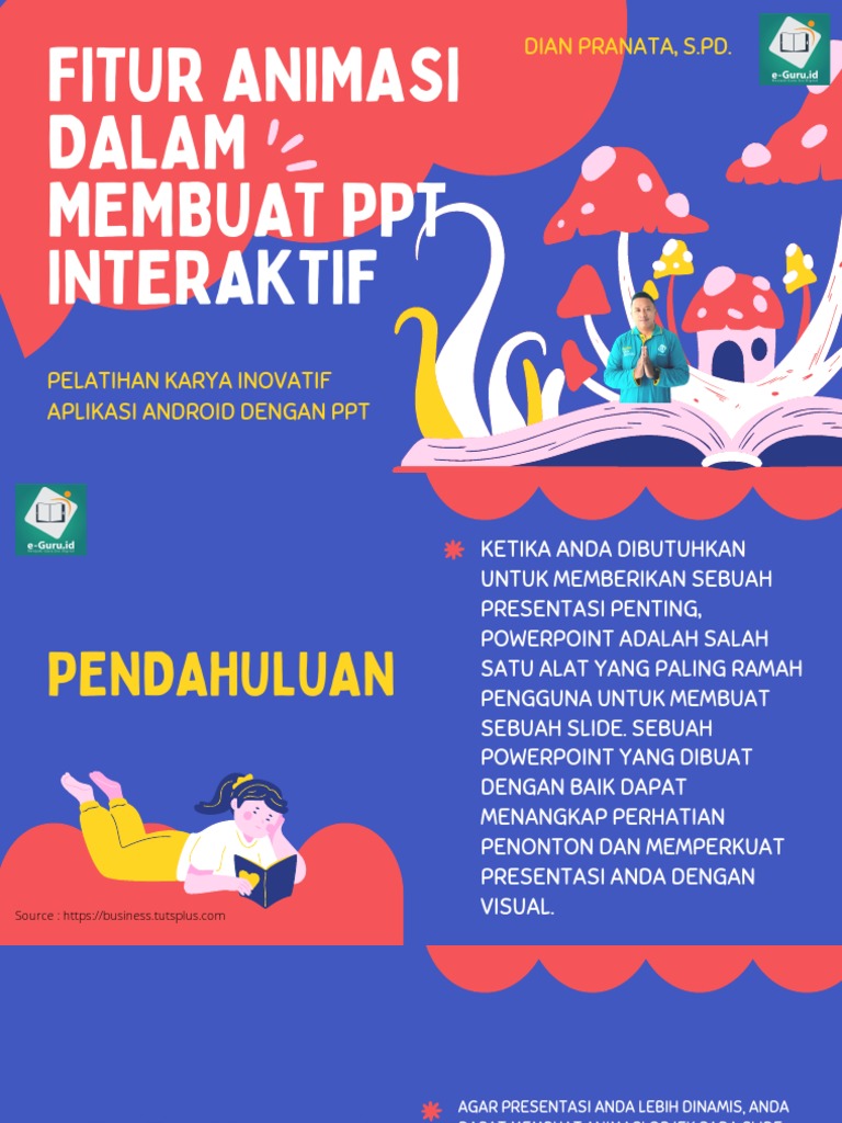 MATERI 6 - Fitur Animasi Dalam Membuat PPT Interaktif - 2 | PDF