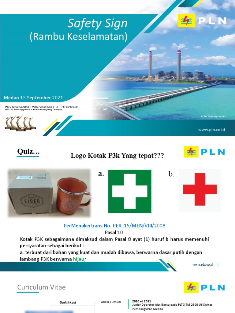Rambu Keselamatan Kerja dan Fungsinya | PDF