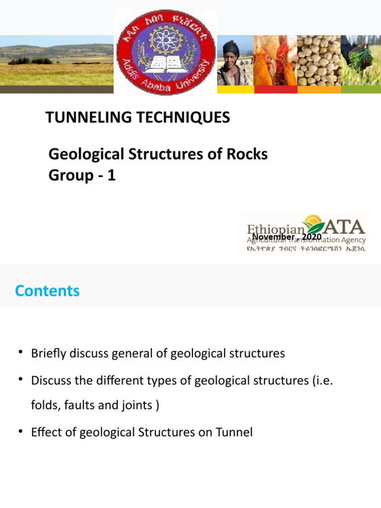 Understanding Geological Structures in Tunneling | PDF | Fault (Geology ...