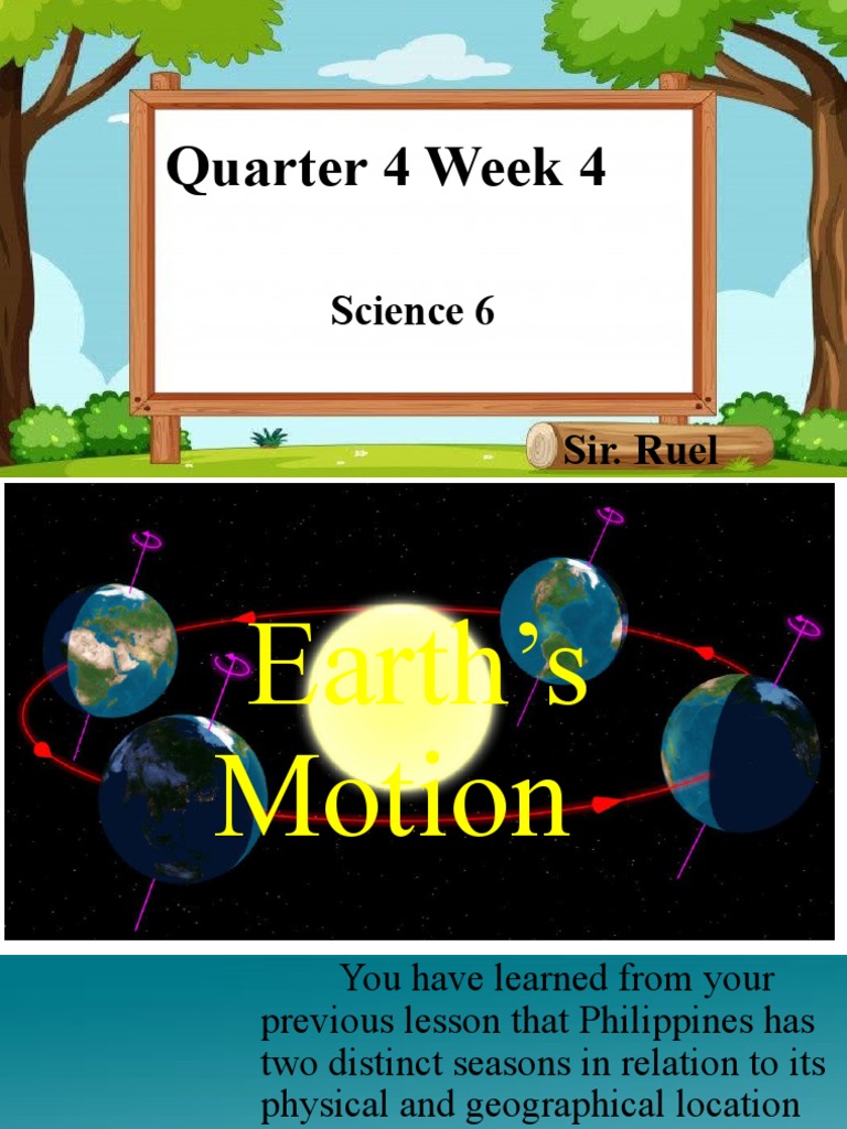 Earth's Motion: Rotation and Revolution | PDF | Earth | Rotation