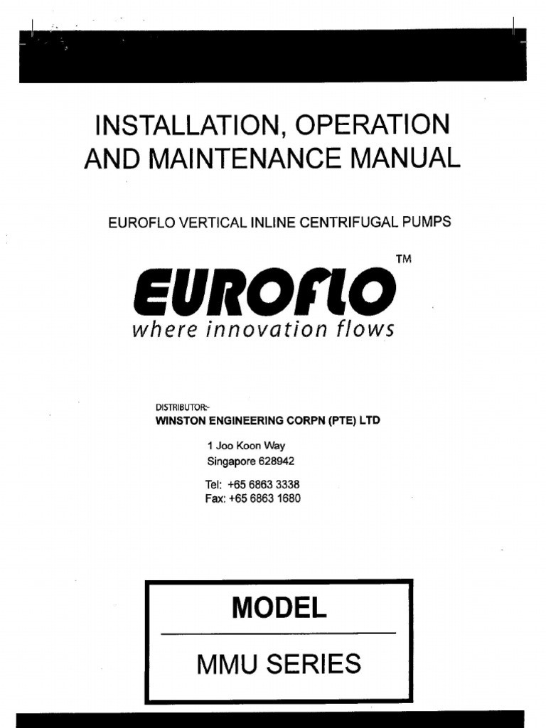Euro Flow PP Manual | PDF